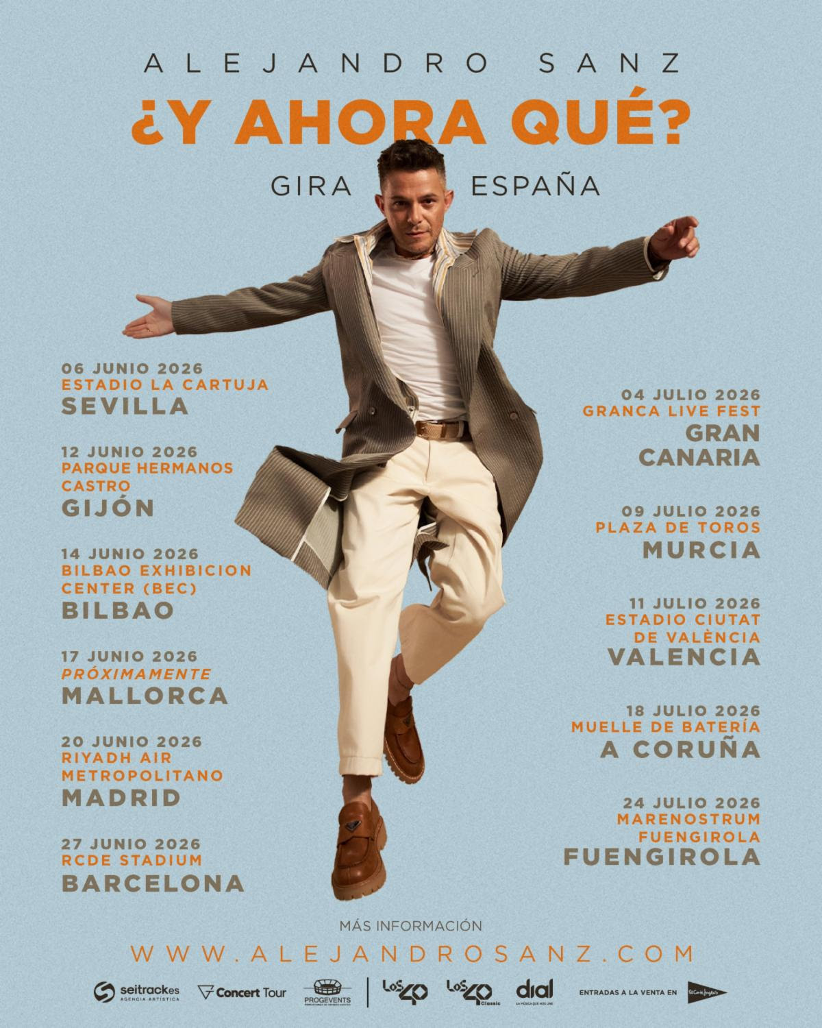 AFTER A SELL-OUT SUCCESS IN MEXICO AND LATIN AMERICA, ALEJANDRO SANZ ...